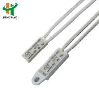 China NC NO Plastic Case 250V 2A Bimetal Temperature Switch Thermal Protector for sale