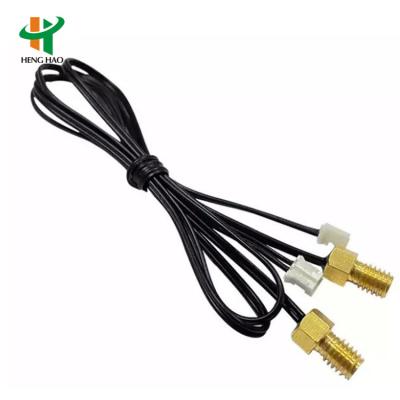 China Injected Tube 100k / 10k Screw M6 Ntc Thermistor Probe 50k 3950K 3977K for sale