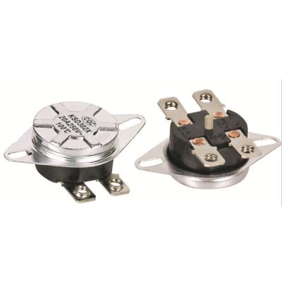 China Overheating Protection Bipolar Temperature Controller KSD303 250V 16A 50-200 Degrees for sale