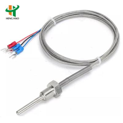 China Temperature Sensor PT100 Thermistor , NTC 10K Thermocouple PT500 Temperature Probe for sale