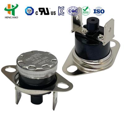China KSD301 Bimetallic Thermostat with 100000 Cycles 250V 16A and 0-250℃ Temperature Range for sale
