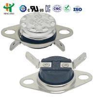 China KSD Bimetal Thermostat Thermal Cut Off Switch with 0-250℃ Range Normally Closed or Open Auto or Manual Reset for sale