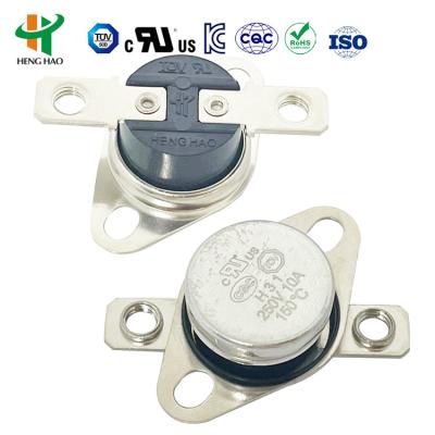 China KSD301 Bimetal Thermostat Temperature Controlled Switch with 0-250℃ Range 100000 Cycles and Normally Closed Contact for sale