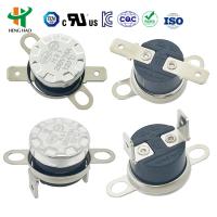 China KSD301 Thermal Switch Bimetal Thermostat with 100000 Cycles 250V 16A and 0-250℃ Temperature Range for sale