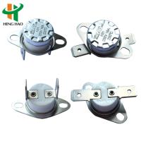 China KSD301 Temperature Controller Bimetal Thermostat with 100000 Cycles 0-250℃ Range and Normally Closed/Open Contacts for sale
