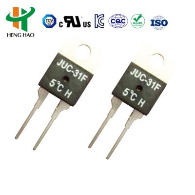 China JUC-31F Ksd-O1f Temperature Controller Thermal Fuse with 0~150 Temperature Range Normally Closed or Open Auto or Manual Reset for sale