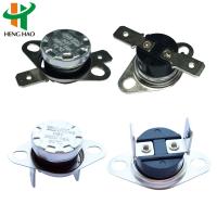 China KSD301 Thermal Switch Bimetal Thermostat with 0-250℃ Temperature Range Normally Closed or Open Auto or Manual Reset for sale