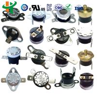 China KSD301 Thermal Switch Bimetal Thermostat with 0-250℃ Temperature Range Normally Closed or Open Auto or Manual Reset for sale