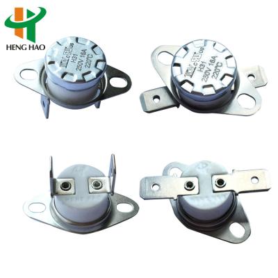 China KSD301 Bimetal Thermostat Temperature Switch with 250V 16A 100000 Cycles and 0~250℃ Range for sale