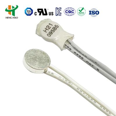 China Bimetallic Thermostat Temperature Protector with Normally Closed or Normally Open Auto Reset or Manual Reset Sealed Firmly for Over-Current and Over-Temperature Protection for sale