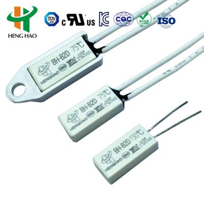 China Bimetallic Thermostat Thermal Overload Protector Switch with Normally Closed or Normally Open Auto Reset or Manual Reset Sealed Firmly for sale