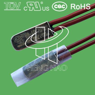 China Auto Reset Thermal Protector Fuse   Metal Case Thermal Protection Switch for sale