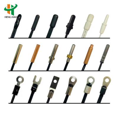 China NTC Temperature Sensor with 100000 Cycles 250V 16A and R25 5K to 100K Platinum Resistor Temperature Sensing Probe for sale