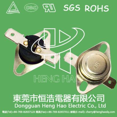 China Automated Reset KSD301 Bimetal Thermostat ,Snap Action Thermal Disc Switch for sale