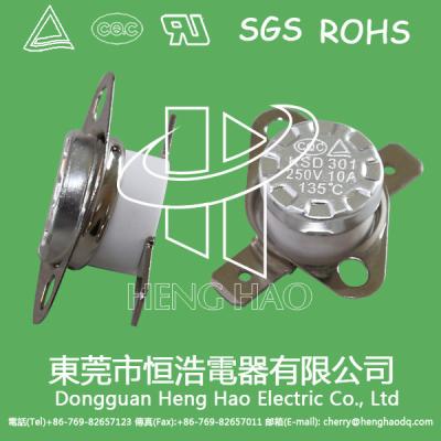 China KSD301 temperature controller switch,KSD301  self-thermal fuse for sale