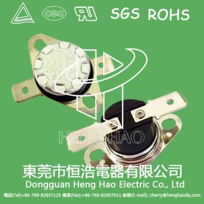 China KSD301 Temperature Activated On Off Switch 0 - 90° Terminal Angle Optional for sale