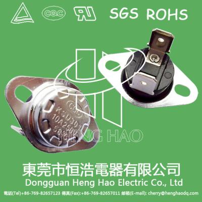 China KSD301 thermal limited switch,KSD301 thermal protector for sale