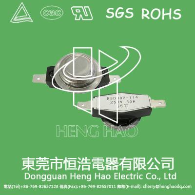 China KSD301 temperature cut off switch,KSD301 temperature controlled on off switch for sale