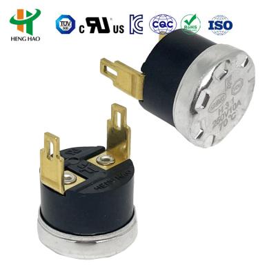 China KSD301 Bimetallic Thermostat with 100000 Cycles 250V 16A and 0-250℃ Temperature Range for Reliable Snap Action Control for sale