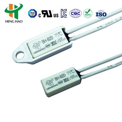 China KSD9700 Thermal Cut Off Switch with 50-150℃ Range Normally Closed or Open Auto or Manual Reset Thermal Protector for sale