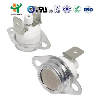 China KSD301 Bimetallic Thermostat with 100000 Cycles 250V 16A and 0-250℃ Temperature Range for Household Appliances for sale