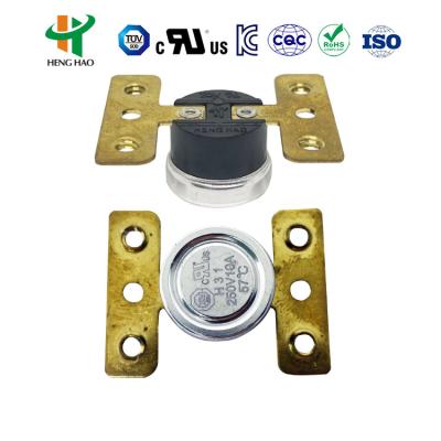 China KSD301 Bimetal Thermostat with Metal Case UL/CQC/TUV/RoHS Certified and 100000 Cycles Life for sale