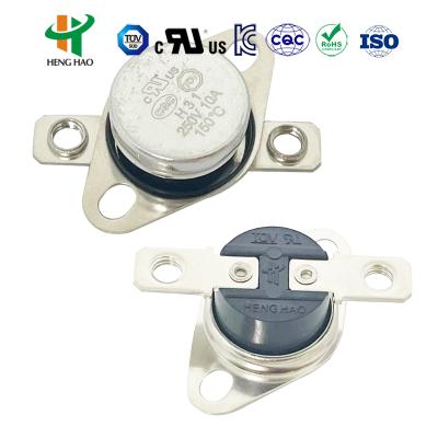 China KSD301 Bimetallic Thermostat with 0~250℃ Temperature Range Normally Closed or Open Auto or Manual Reset Snap-action for sale