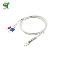 China Copper Tube NTC Thermistor Temperature Sensor with Wire Connect PVC Cable for 40-150C Range for sale