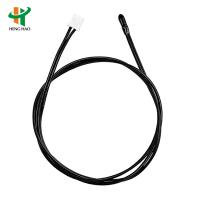 China Copper Tube NTC Thermistor Temperature Sensor with Wire Connect PVC Cable for 40-150C Range for sale
