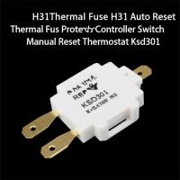 China H31 Thermal Fuse KSD301 Bimetal Thermostat with 0~250℃ Range UL/CQC/TUV/RoHS Certified Plastic or Ceramic Housing for sale