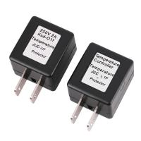 China 250V 2A Temperature Controller with 0~150°C Range Bakelite Case and Normally Closed or Open Thermal Protector for sale