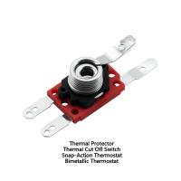 China Bimetallic Thermostat Thermal Cut Off Switch with 100000 Cycles 250V 16A and 0-250℃ Temperature Range for sale