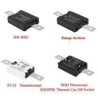 China BW-B2D KW9700 Snap-Action Thermostat with Small Internal Resistance No Noise and Over-Current Protection Thermal Cut Off Switch for sale
