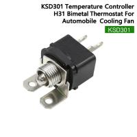China KSD301 H31 Bimetal Thermostat Temperature Controller with 100000 Cycles and -10~300°C Range for Automobile Cooling Fan for sale