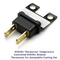 China KSD301 Bimetal Thermostat with 100000 Cycles Normally Closed or Open Temperature Protector for Automobile Cooling Fan for sale