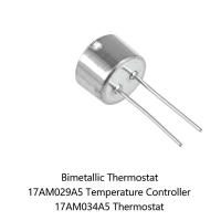 China 17AM Bimetallic Thermostat with 0-250℃ Temperature Range Normally Closed or Open Compact Design for Motor and Household Appliances for sale