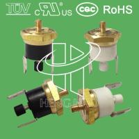 China bimetal temperature cutout switch with M4, M5,M6,M16 copper head H31 250V 16A 0 to 250 degree centigrade for sale
