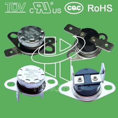 China 5A 7V KSD301 Temperature Controlled On Off Switch for sale