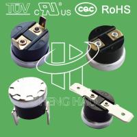 China 16A 125V Bimetal Bent Terminal Momentary KSD301 Thermostat for sale