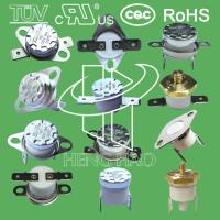 China KSD301 Manual reset bimetallic thermostat thermal temperature switch 250V 10A 16A with UL CQC TUV ROS for sale
