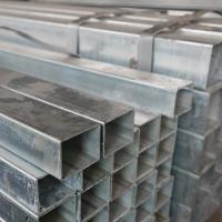 China Galvanized Square Steel Pipe 6m 275g/m2 Zinc Coating SS540 Iron GI Tube for sale