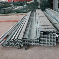 China Galvanized Square Steel Pipe 6m 275g/m2 Zinc Coating SS540 Iron GI Tube for sale