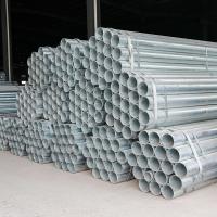 China ASTM A53 Galvanized Steel Pipe ERW Welded Round Tube 0.6-20mm Wall Thickness for sale