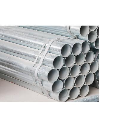 China ASTM A53 Galvanized Steel Pipe ERW Welded Round Tube 0.6-20mm Wall Thickness for sale