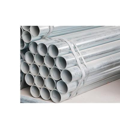 China Hot Dip Galvanized Steel Pipe 20 mm ERW Welded Round Tubing for Construction for sale