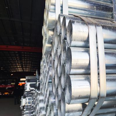 China Hot Rolled Galvanized Steel Pipe Gi Tube Sch40 0.6-20mm Wall Thickness ISO9001 for sale