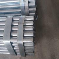 China Hot Dip Galvanized Steel Pipe Low Carbon Alloy Hollow GI Square Round 0.6mm Wall Thickness 6m Length for sale