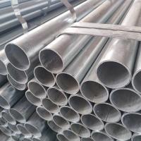 China Hot Dip Galvanized Steel Pipe Low Carbon Alloy Hollow GI Square Round 0.6mm Wall Thickness 6m Length for sale