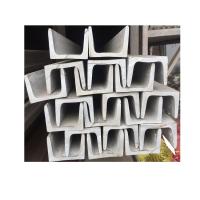 China 321H Stainless Steel C Profile Rod 6mm Decorative Blasted U Channel for Industrial Framing for sale
