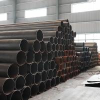 China MTC Hot Rolled Seamless Steel Tube 12M ASTM A106 Carbon Steel Fluid Pipe OD 20-500mm for sale